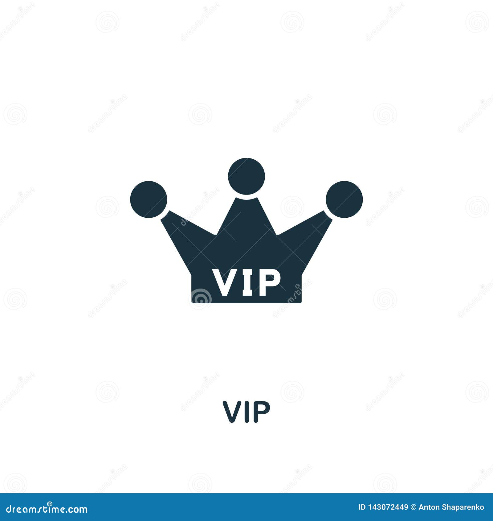 Vip Icon. Creative Element Design from Tourism Icons Collection Stock ...