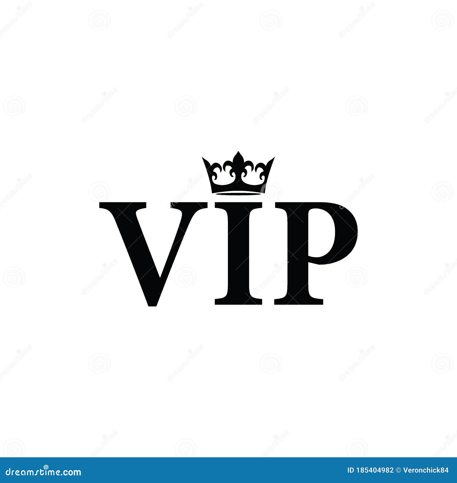 Vip Icon. Privilage Symbol Vector Logo Stock Vector - Illustration of ...