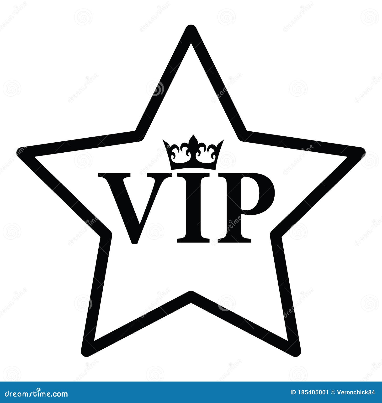 Vip Icon. Privilage Symbol Vector Logo Stock Vector - Illustration of ...