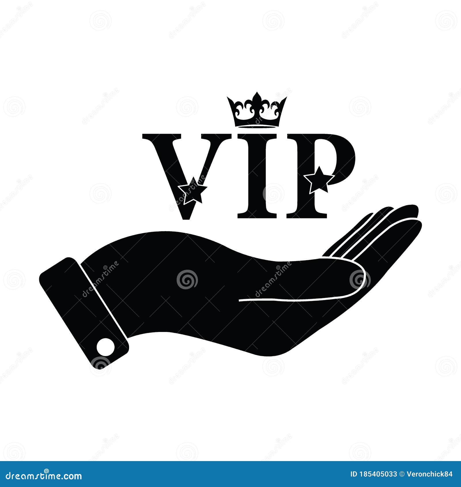 Vip Icon. Privilage Symbol Vector Logo Stock Vector - Illustration of ...
