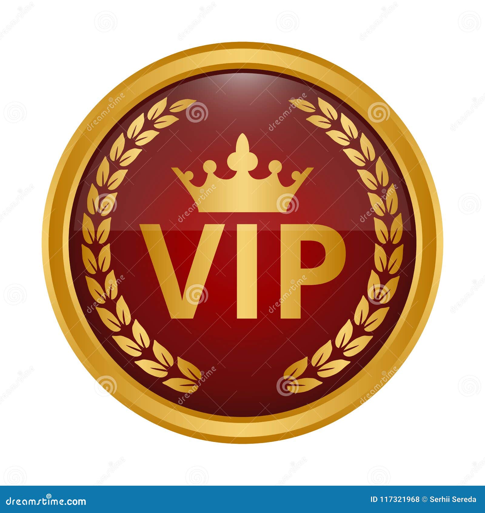 Vip Label on White Background Stock Illustration - Illustration of ...