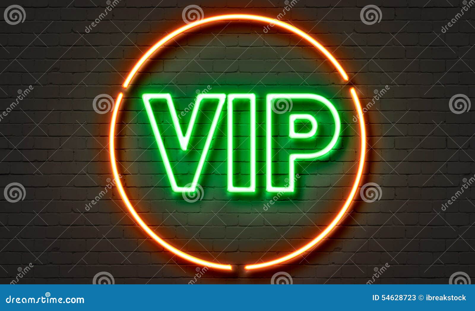 VIP longue neon sign stock illustration. Illustration of signage - 54628723