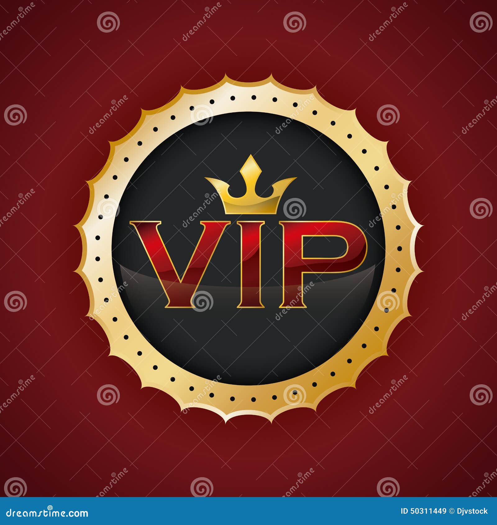 Vip member stock illustration. Illustration of icon, club - 50311449