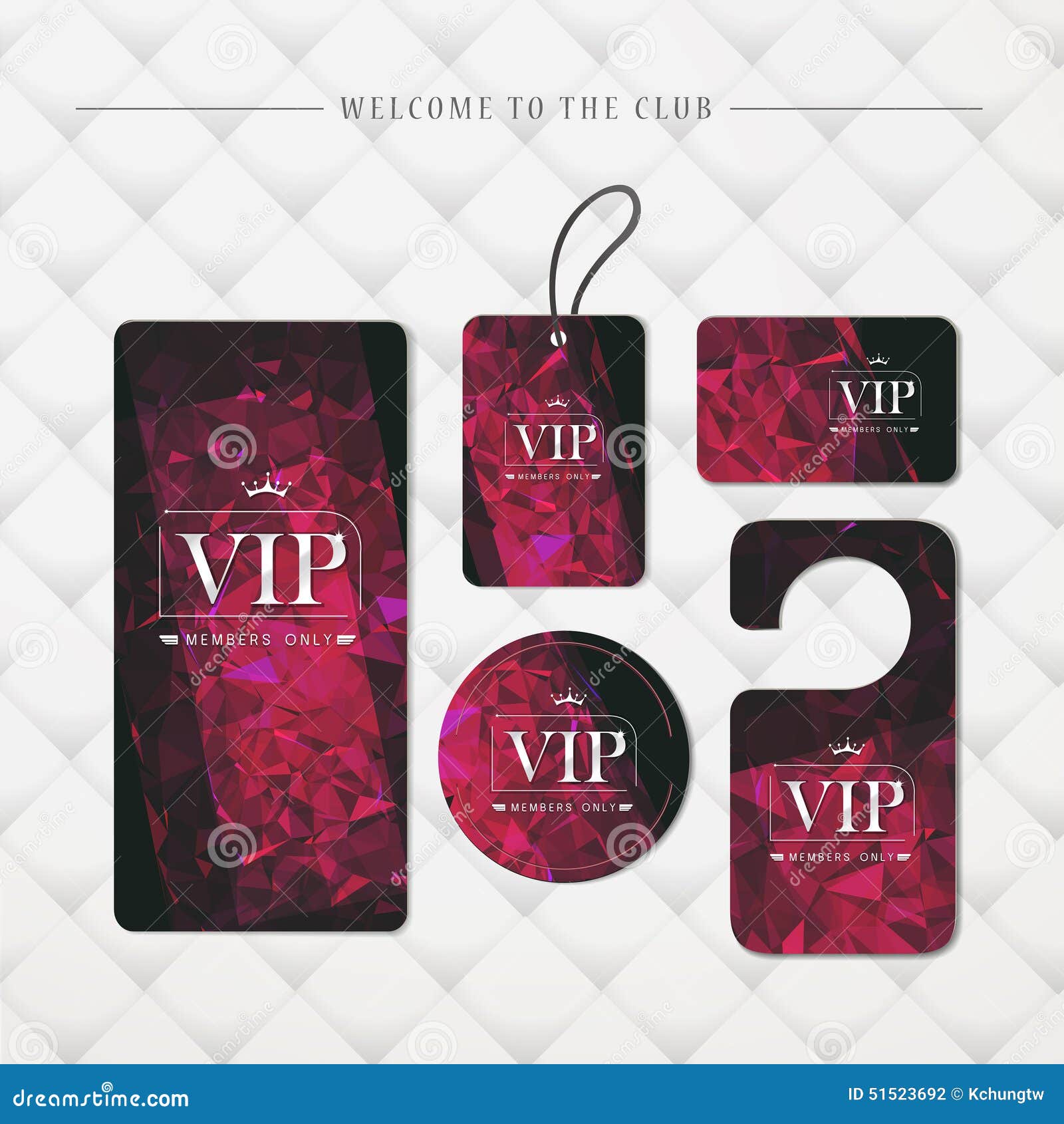 VIP Members only Premium Platinum Elegant Cards Stock Vector ...