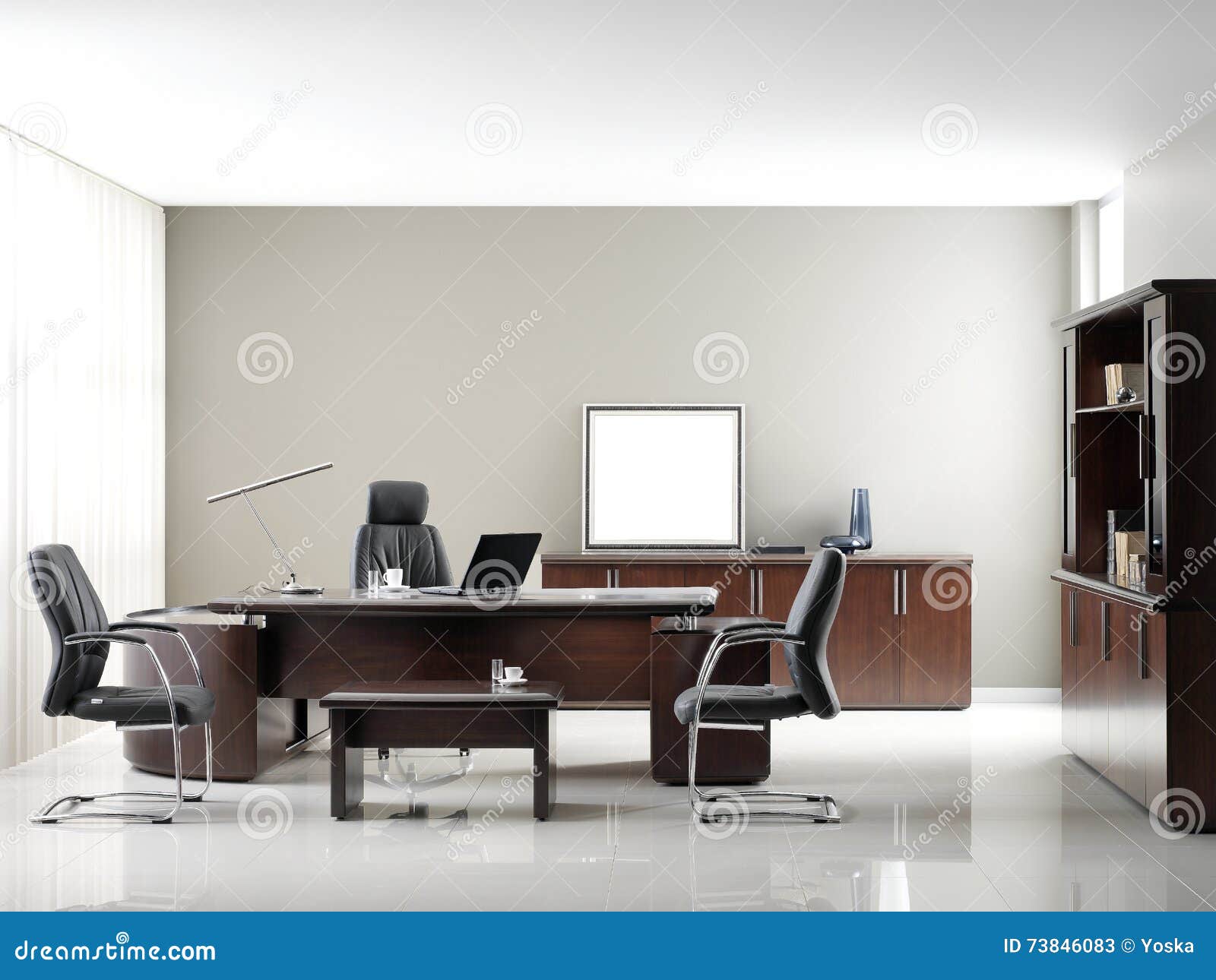 VIP office furniture stock image. Image of interior, book - 73846083
