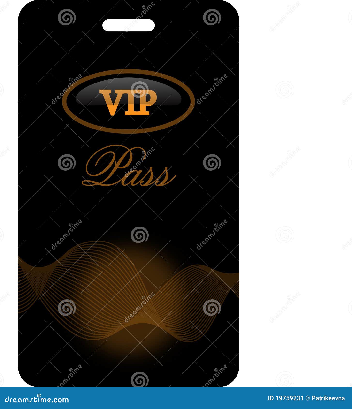 VIP pas vector illustratie. Illustration of casino, belangrijk - 19759231