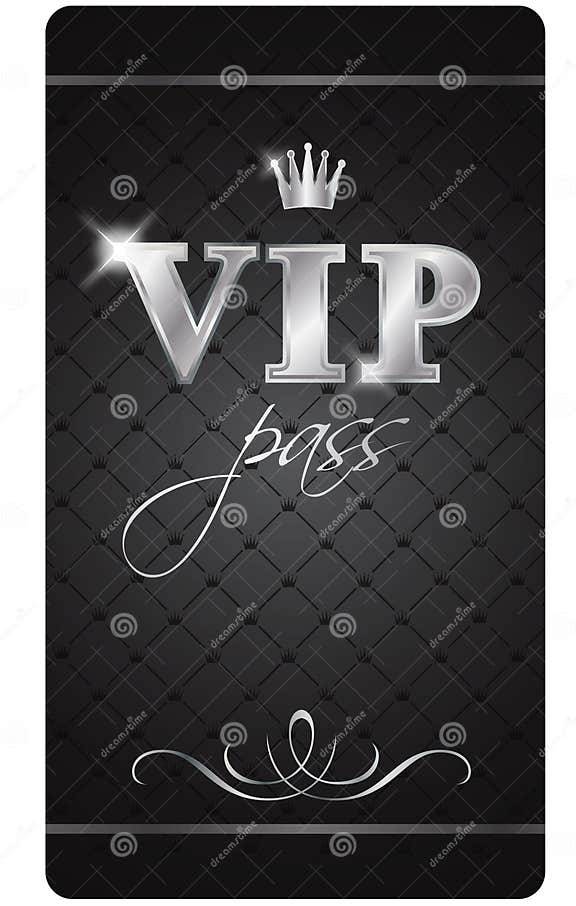 Vip pass stock vector. Illustration of millionaire, luxury - 18143319