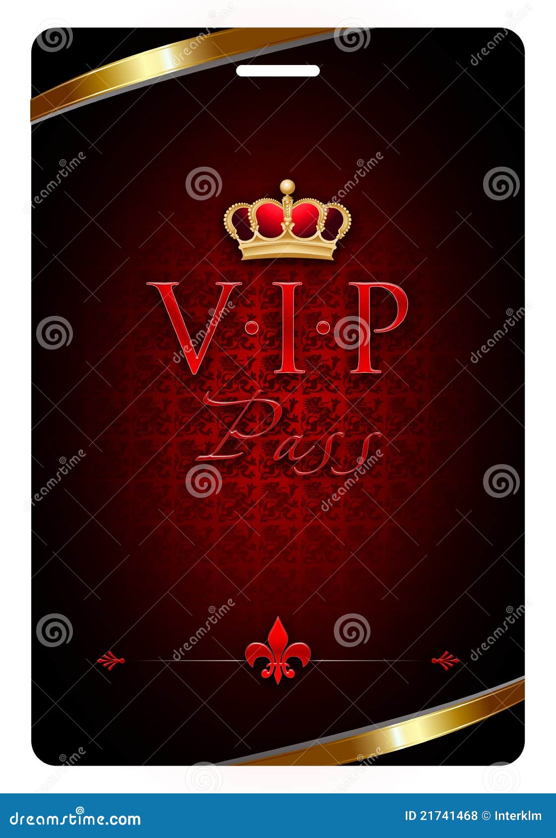 VIP Pass stock illustration. Illustration of customer - 21741468