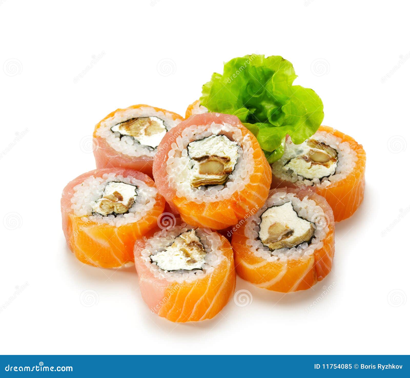 VIP Philadelphia Roll stock image. Image of philadelphia - 11754085