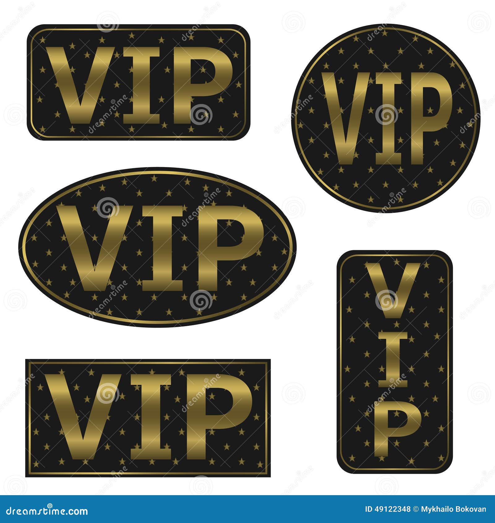 VIP pictogrammen vector illustratie. Illustration of ontwerp - 49122348