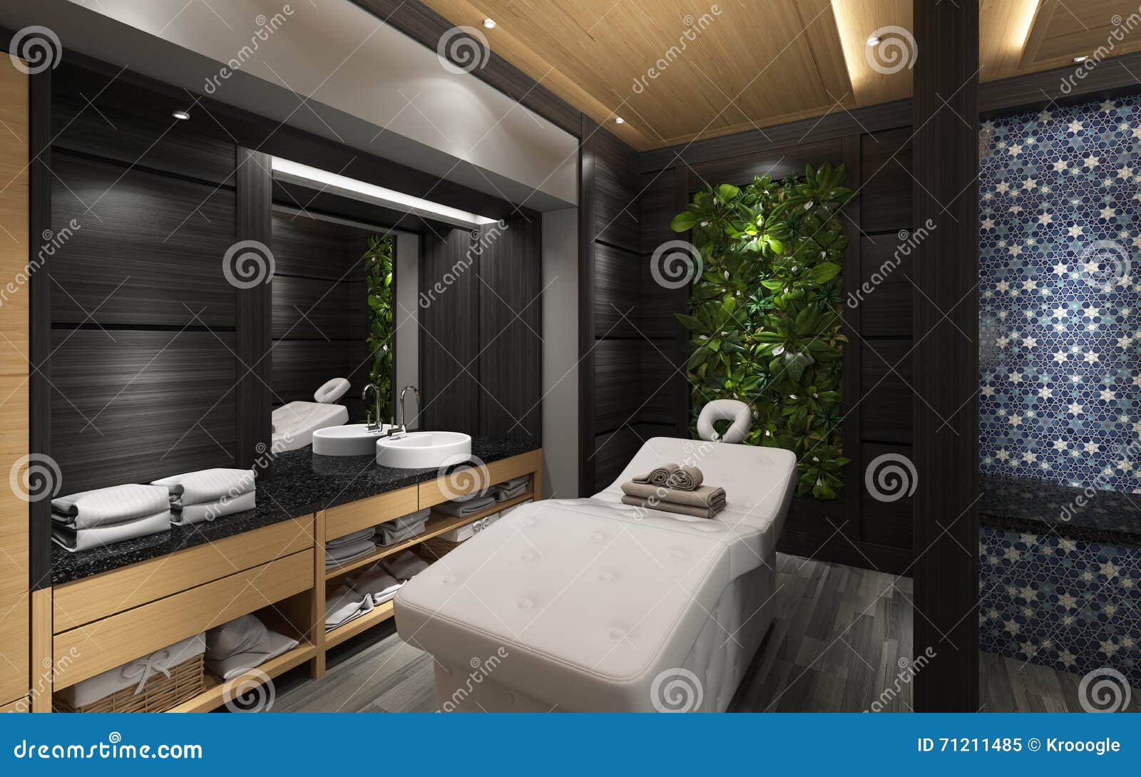 VIP Rest Room in Massage Centre Stock Image - Image of house, ocra ...