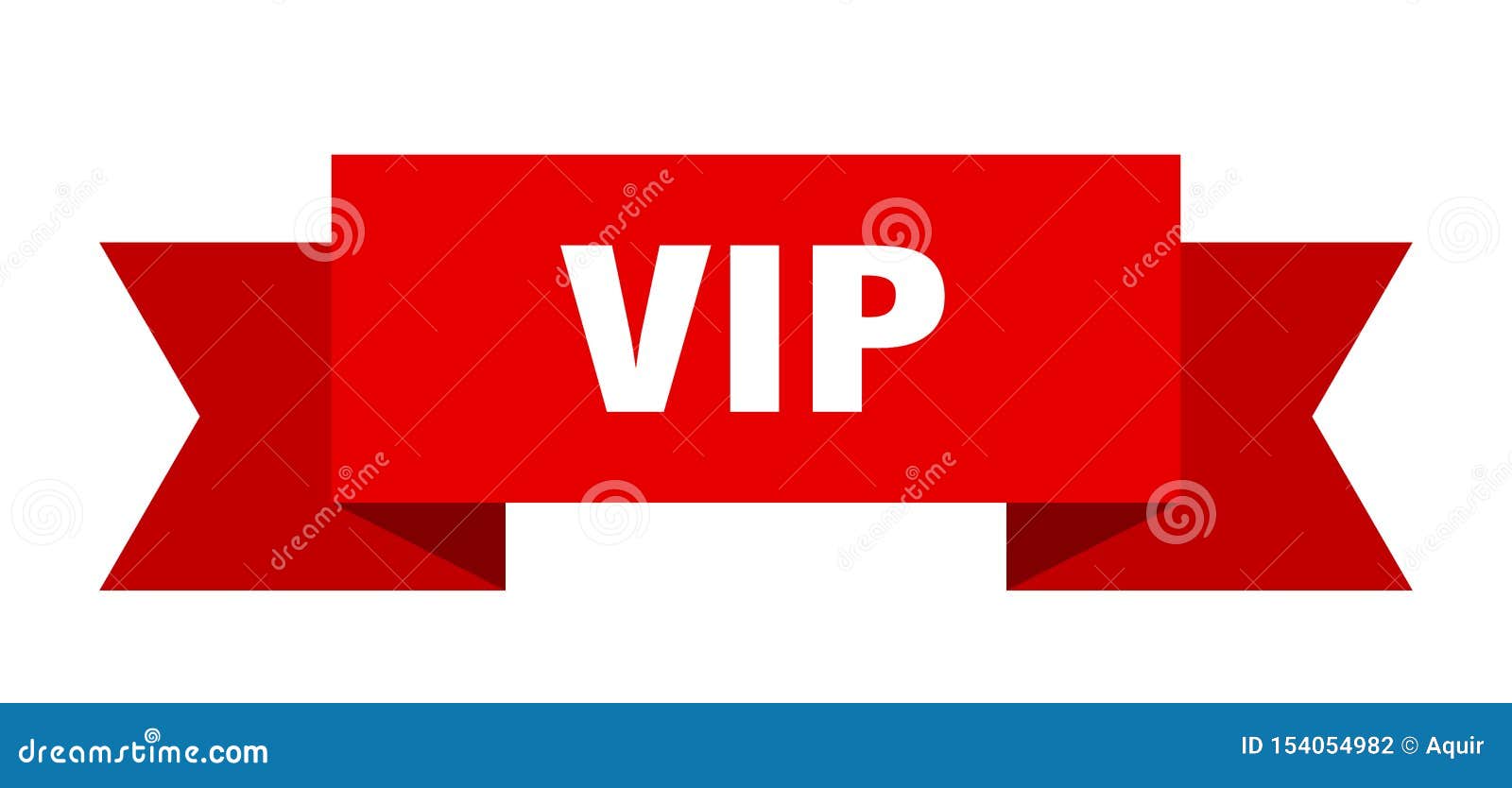 Vip ribbon. stock vector. Illustration of template, vector - 154054982