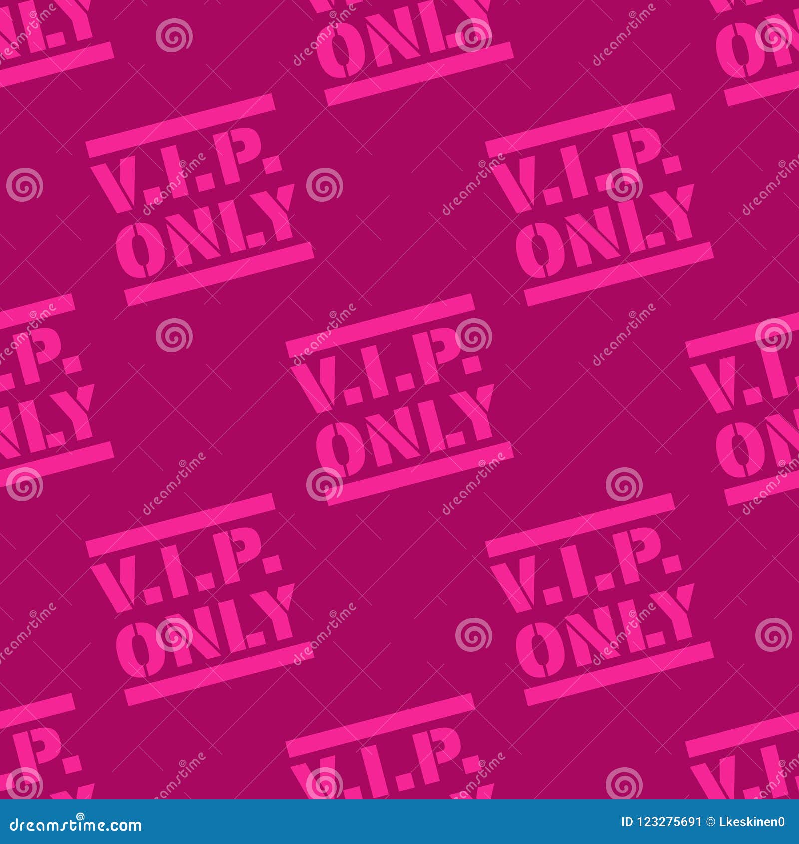 VIP only seamless pattern stock vector. Illustration of texture - 123275691