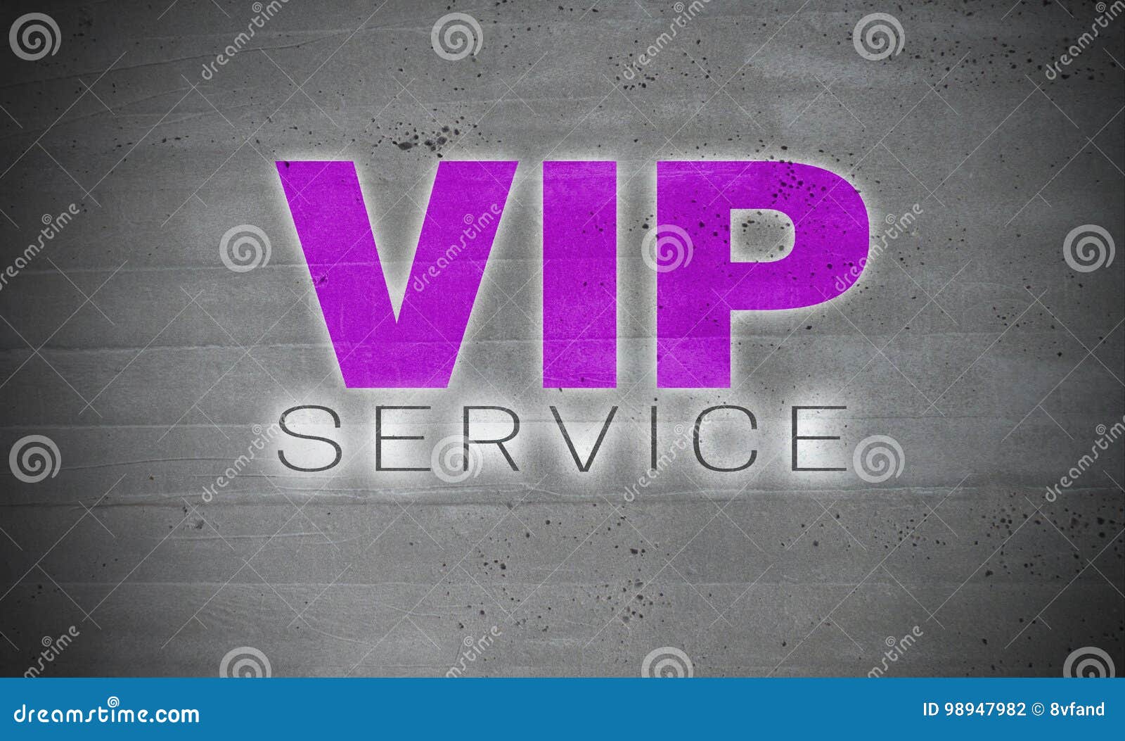 VIP Service on Concrete Wall Background Stock Photo - Image of icon ...