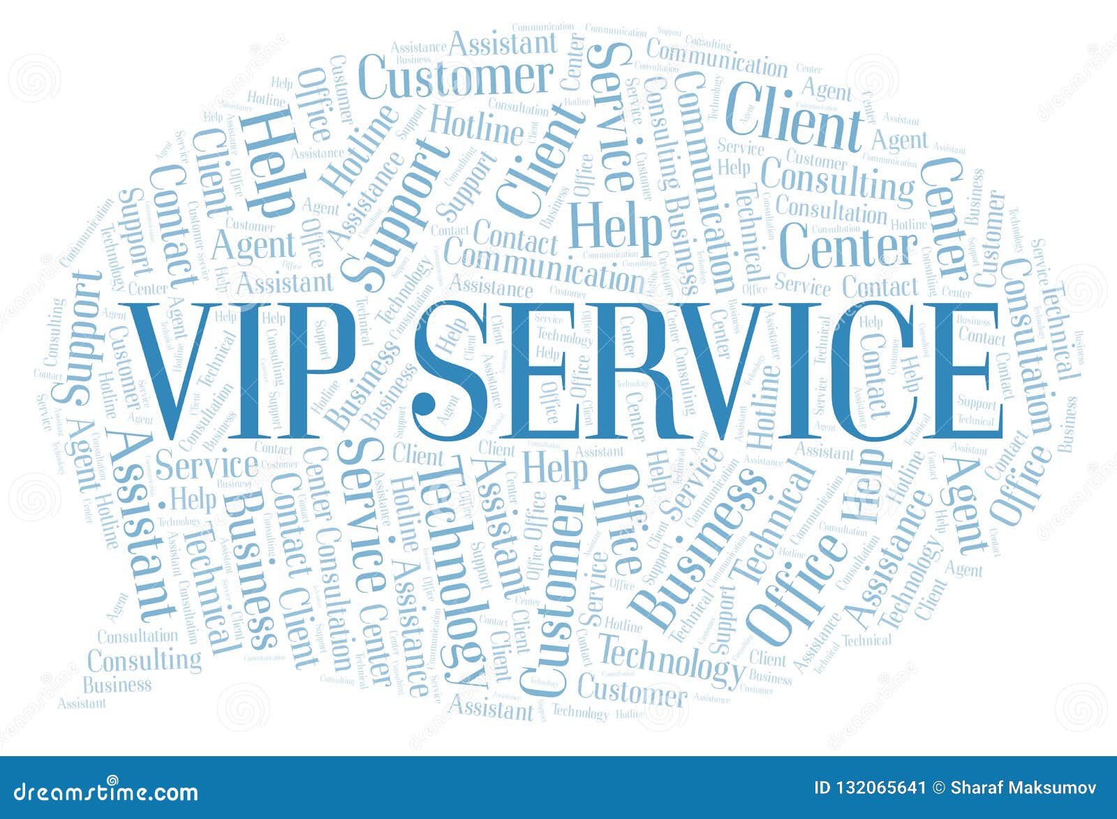 Vip Service word cloud stock illustration. Illustration of wordcloud ...