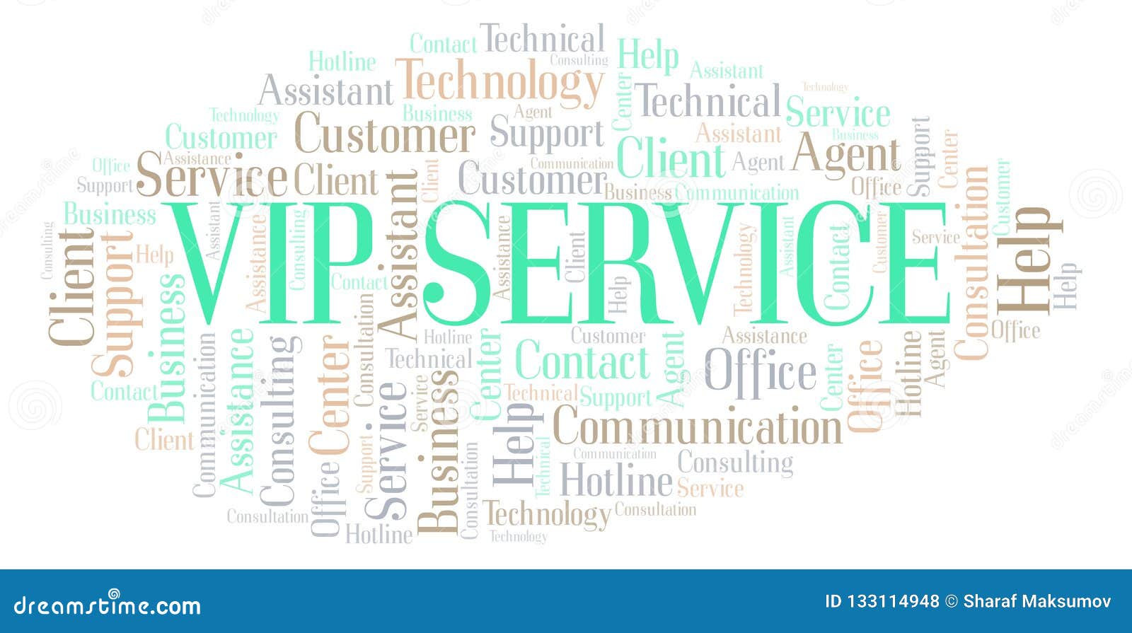 Vip Service word cloud stock illustration. Illustration of font - 133114948