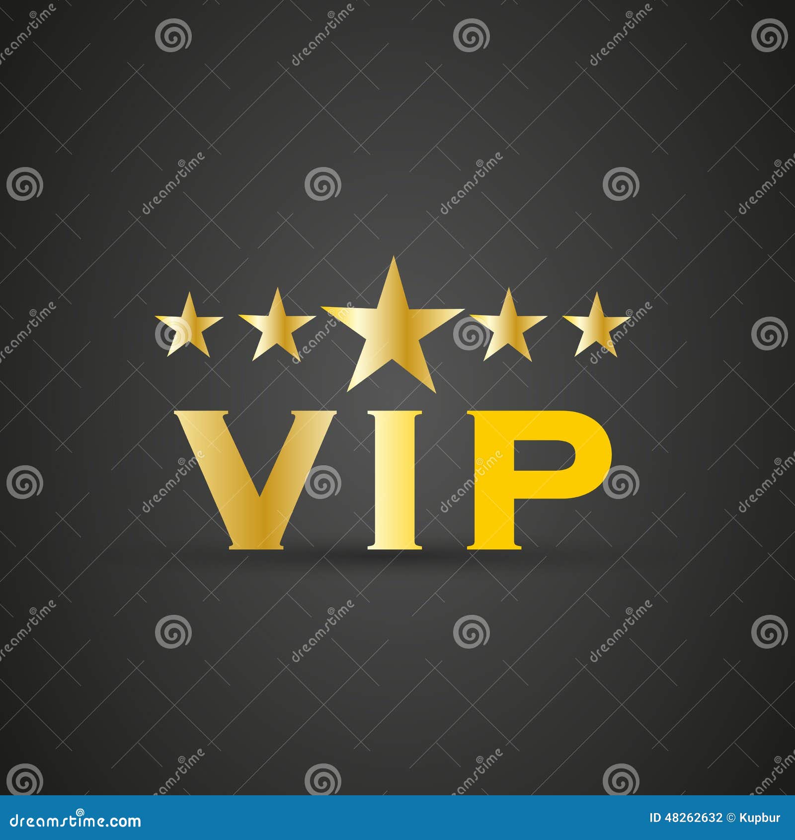 Vip stock vector. Illustration of popularity, club, star - 48262632
