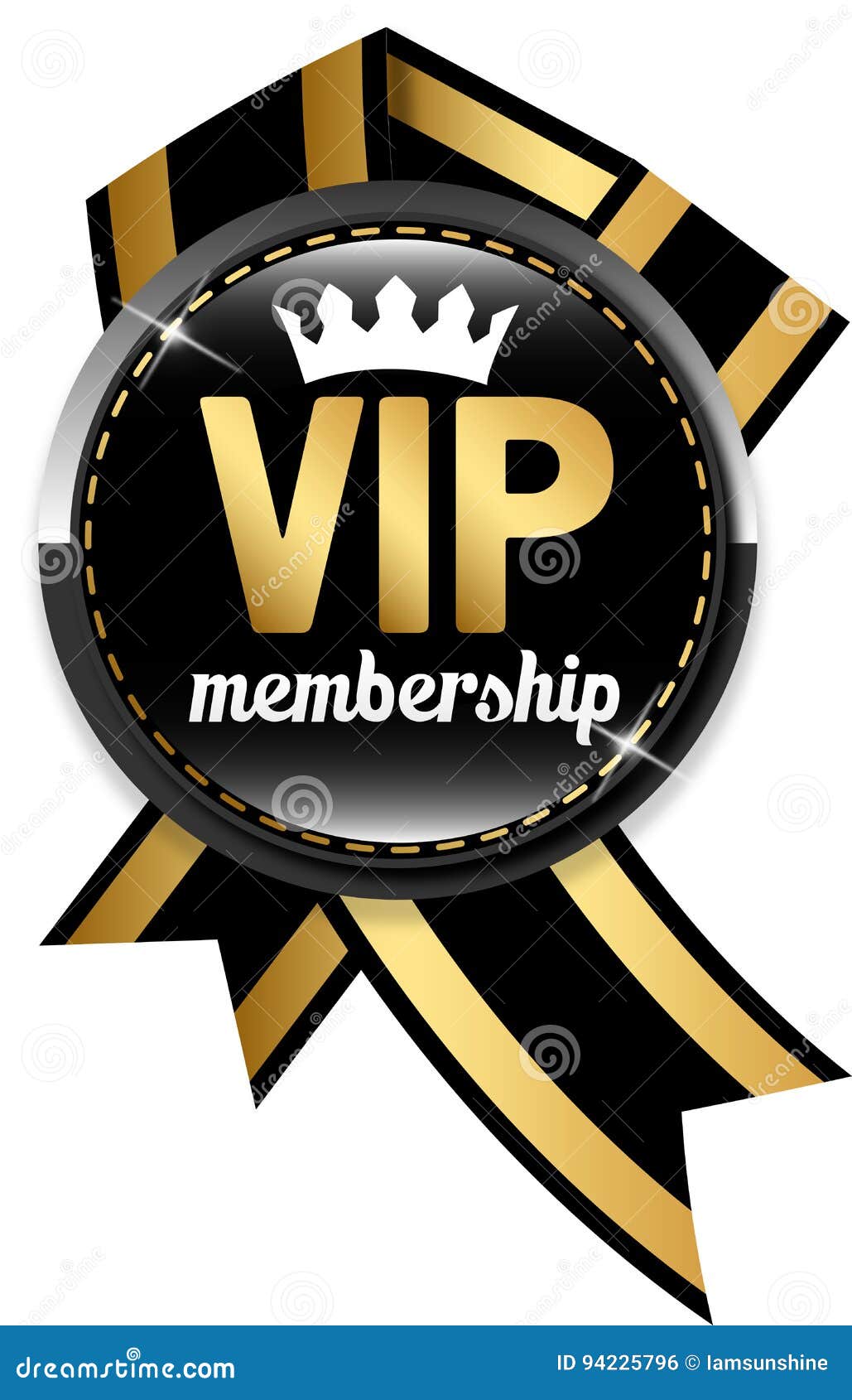 VIP sign stock vector. Illustration of magnificent, luxury - 94225796