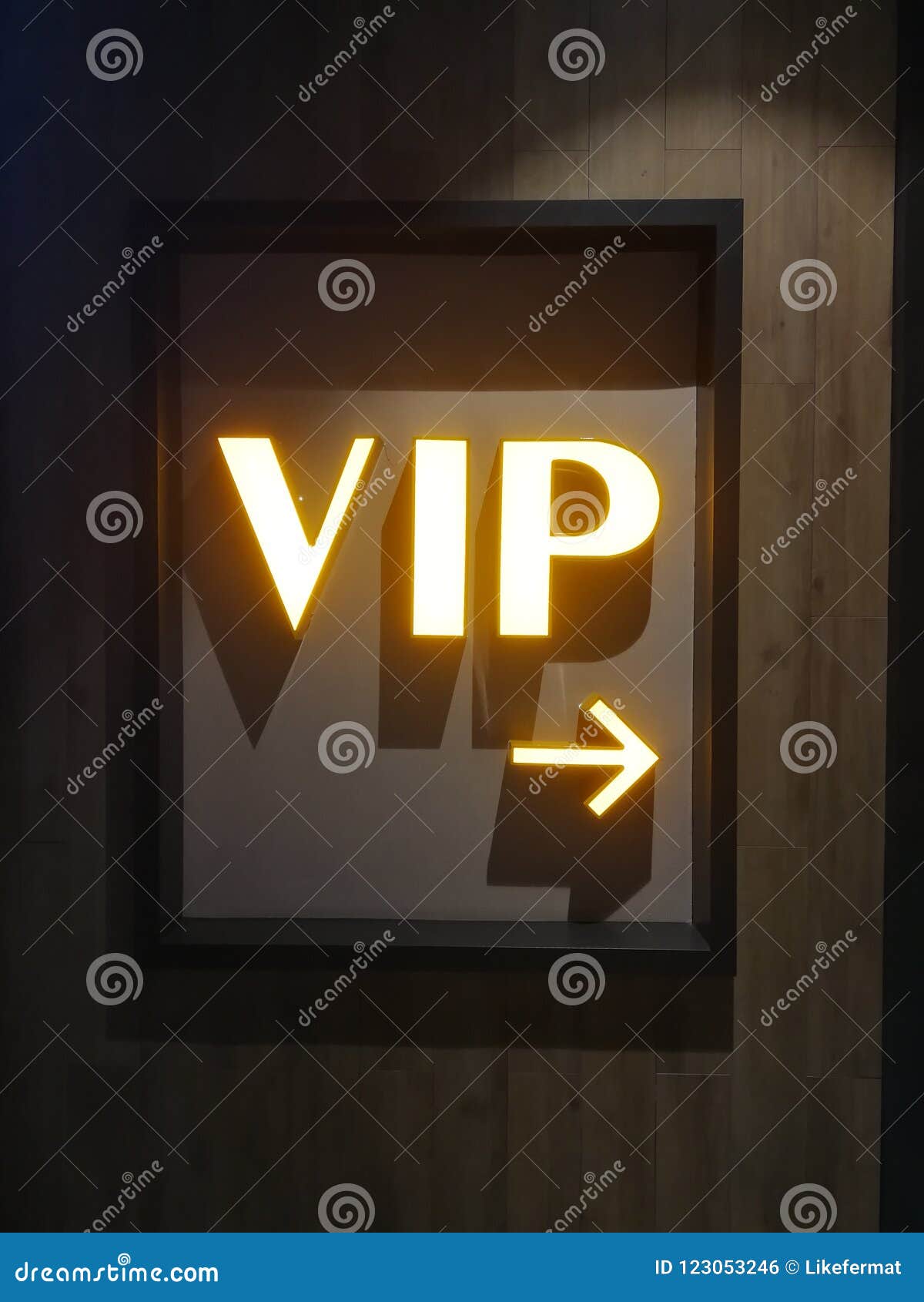 Vip sign stock photo. Image of arrow, sign, guide, post - 123053246