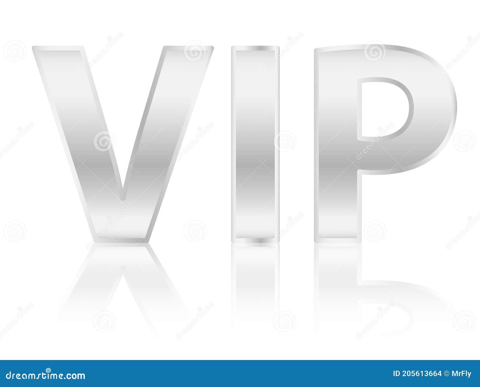VIP Silver Symbol, Editable Vector Illustration Stock Vector ...
