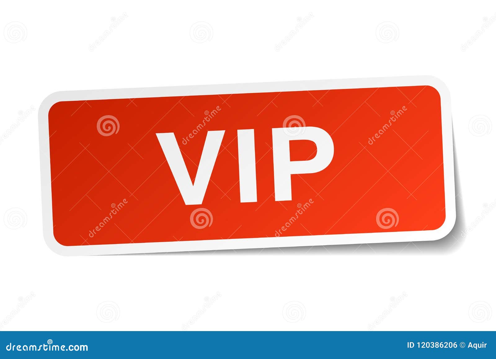Vip sticker stock vector. Illustration of threedimensional - 120386206