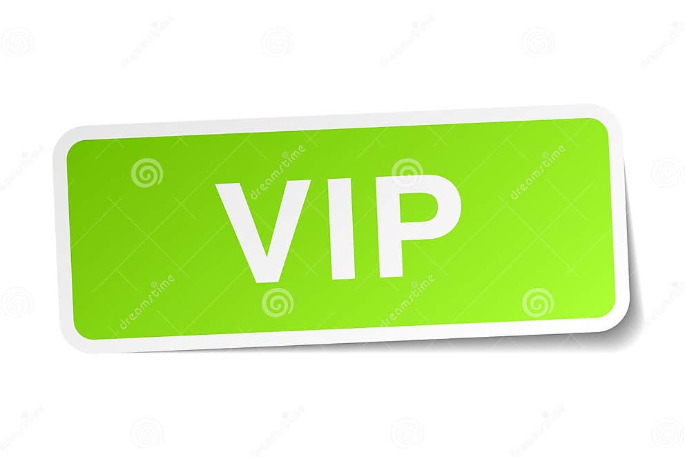 Vip sticker stock vector. Illustration of sign, label - 120414034