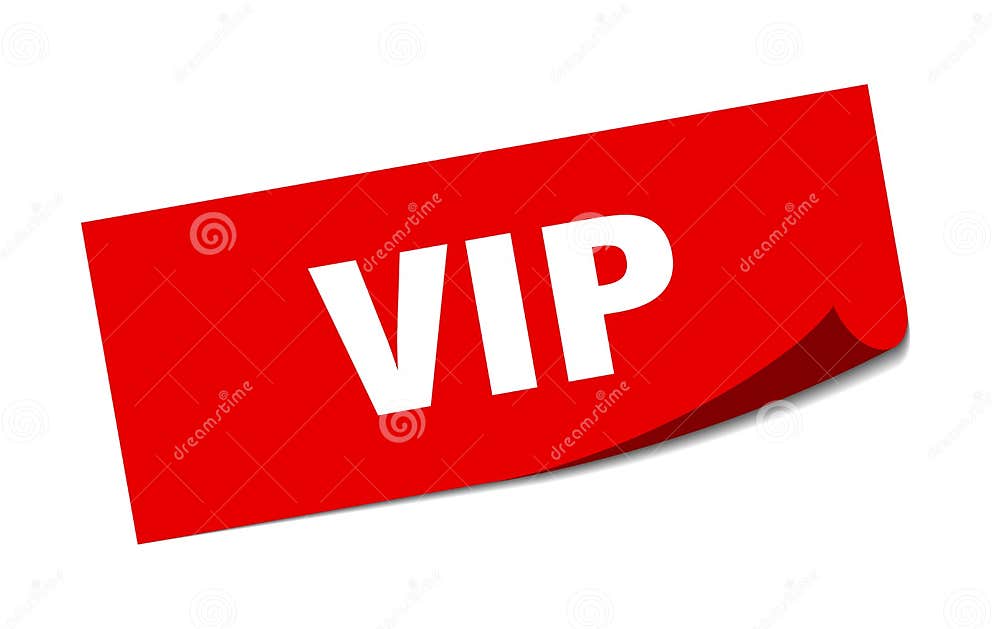 Vip sticker. stock vector. Illustration of sign, design - 153822873