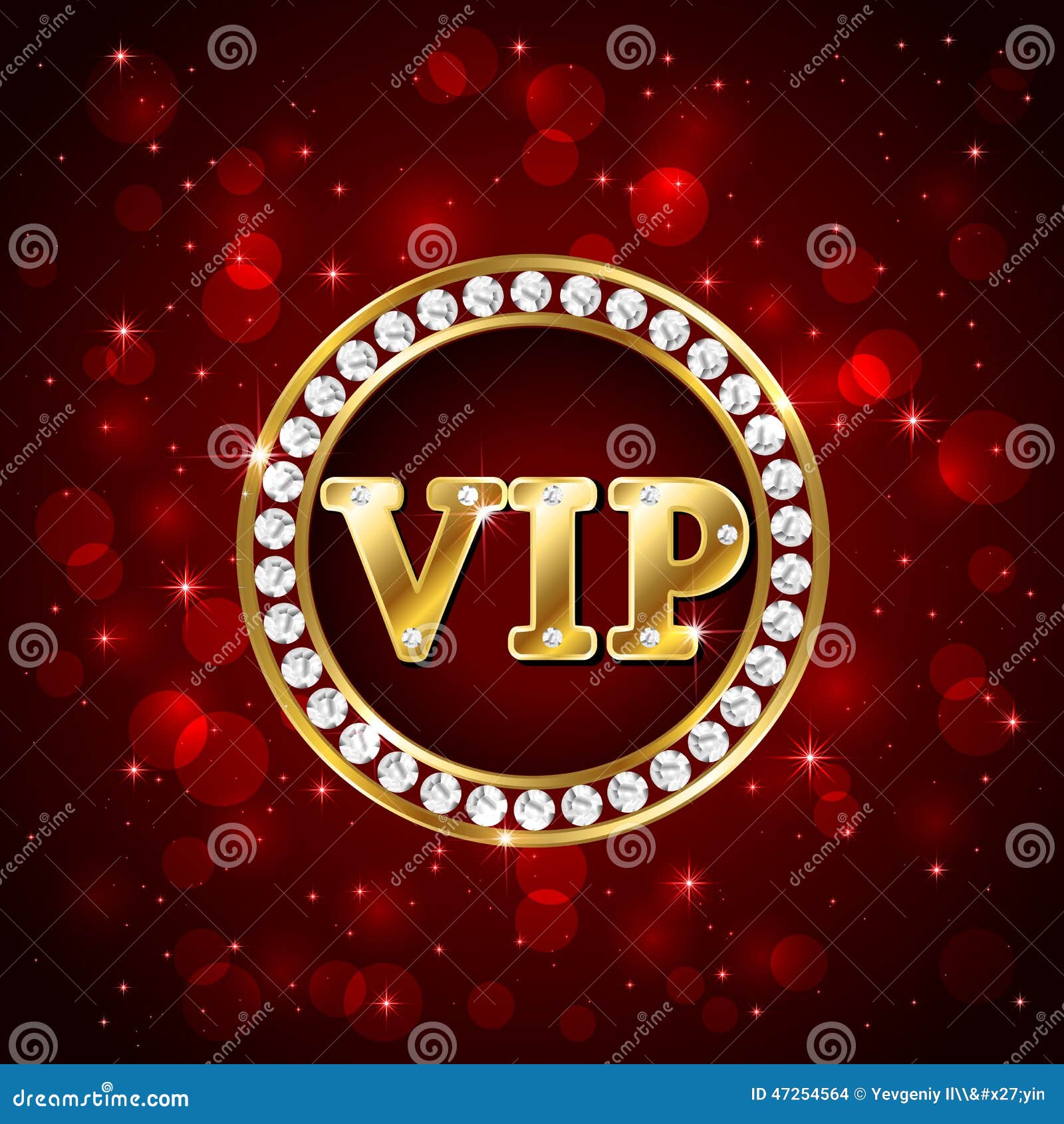 VIP sur le fond rouge illustration de vecteur. Illustration du personne ...