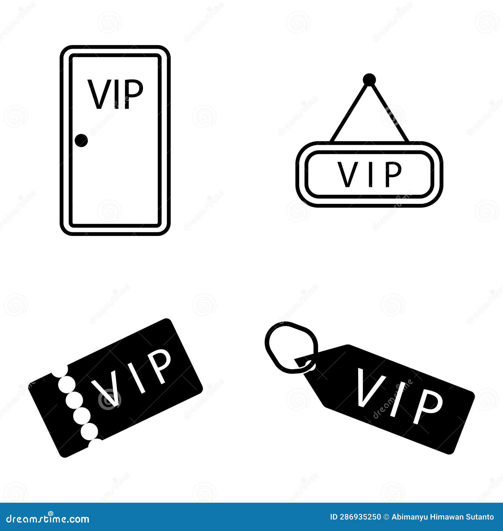 Vip-Symbol-Vektor vektor abbildung. Illustration von mitgliedschaft ...