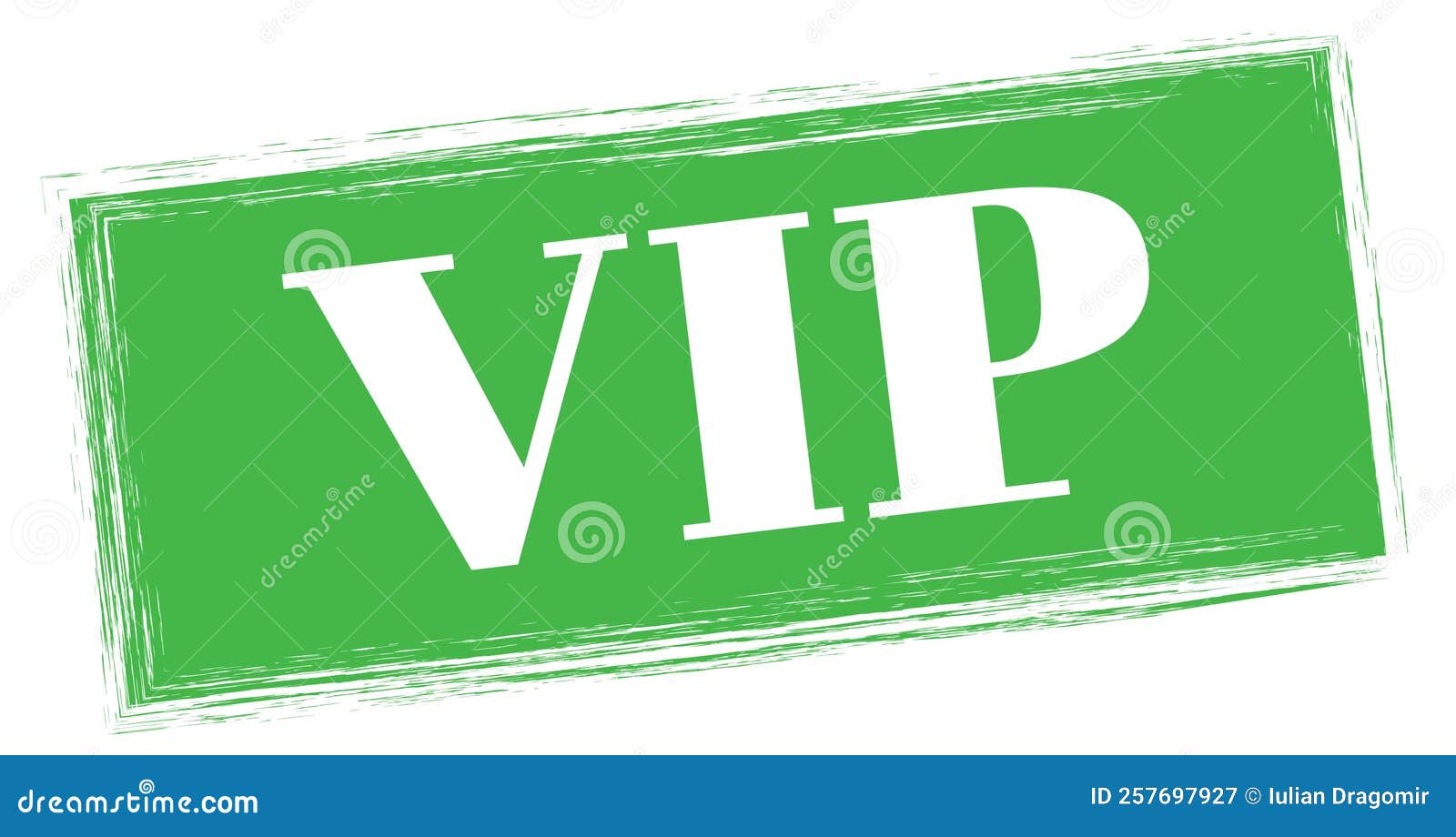 VIP Text Written on Green Stamp Sign Stock Illustration - Illustration ...