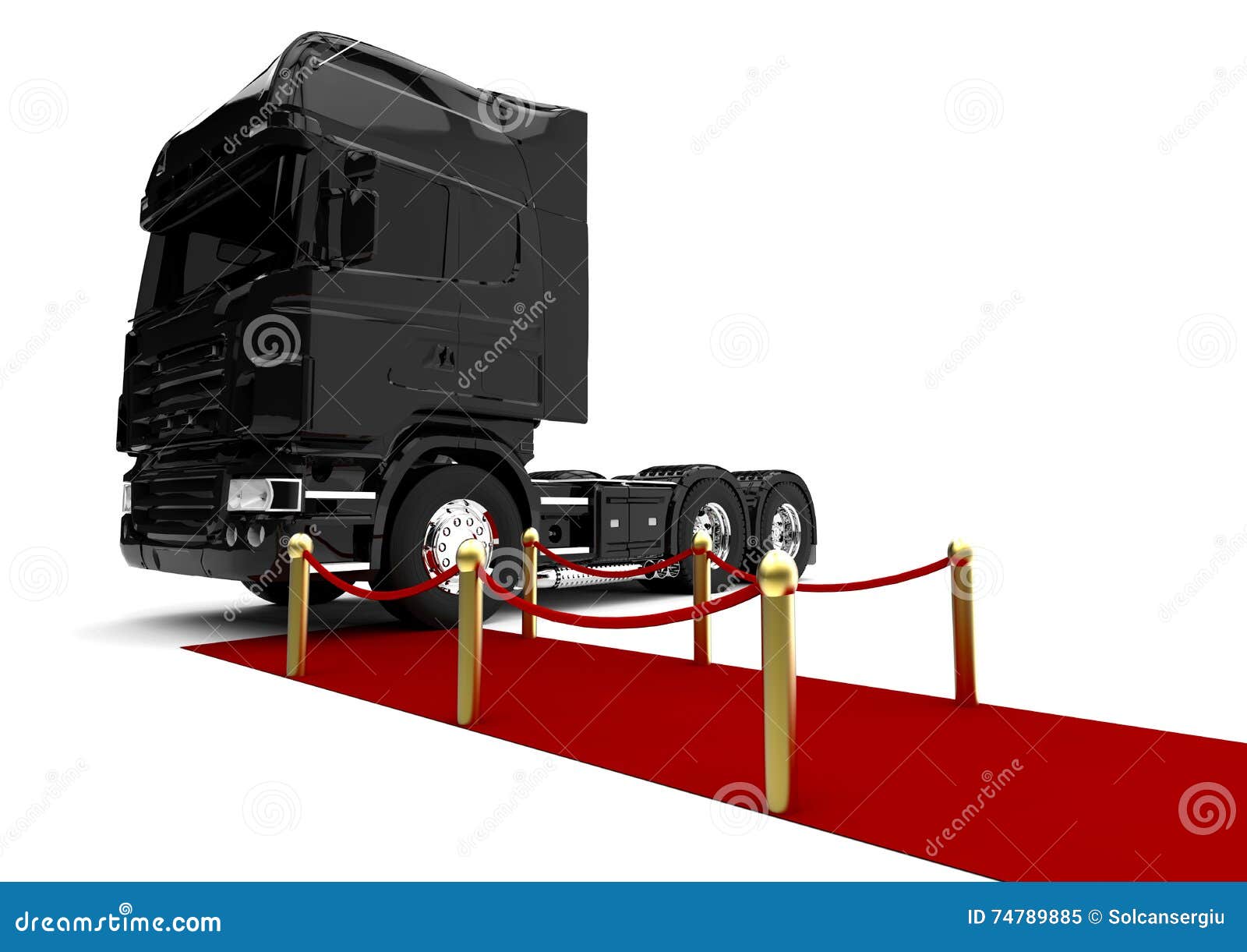 VIP Truck stock illustration. Illustration of driving - 74789885