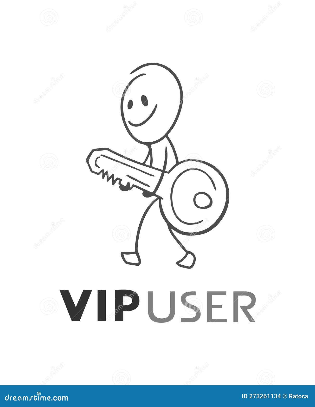 VIP user message design stock vector. Illustration of protection ...