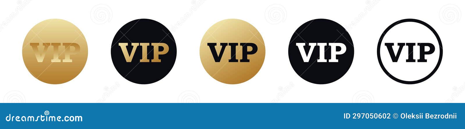 Vip User Token Icon. Premium Member Stock Illustration - Illustration ...