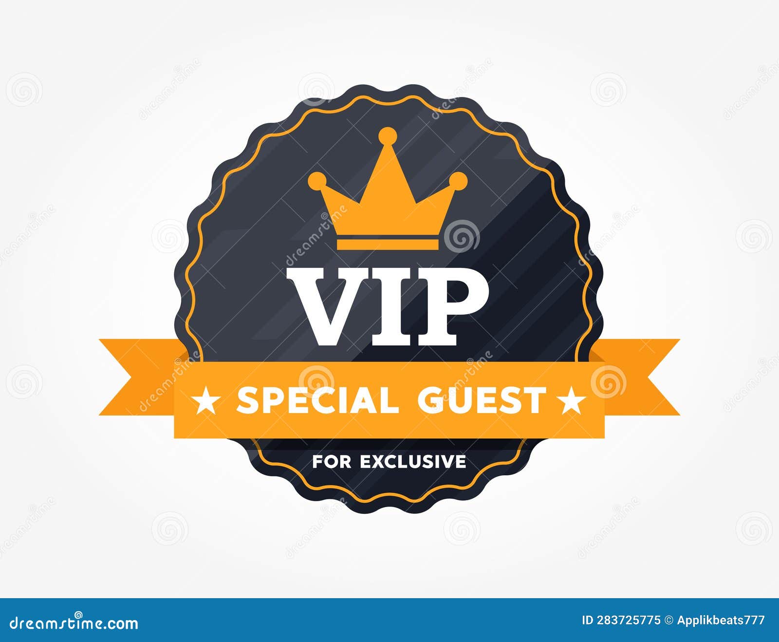 VIP Vector Icon Vector Illustration Stock Vector - Illustration of ...