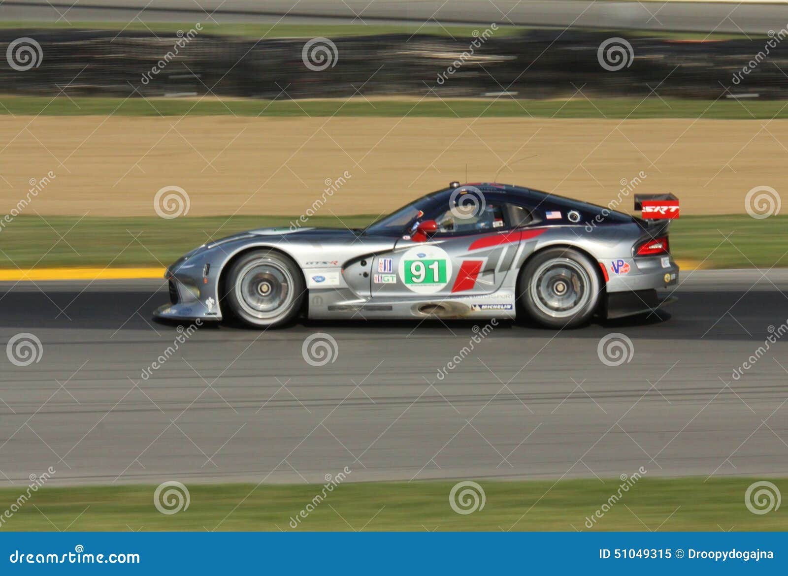 Viper Race Car on the Race Track Editorial Image - Image of racing ...