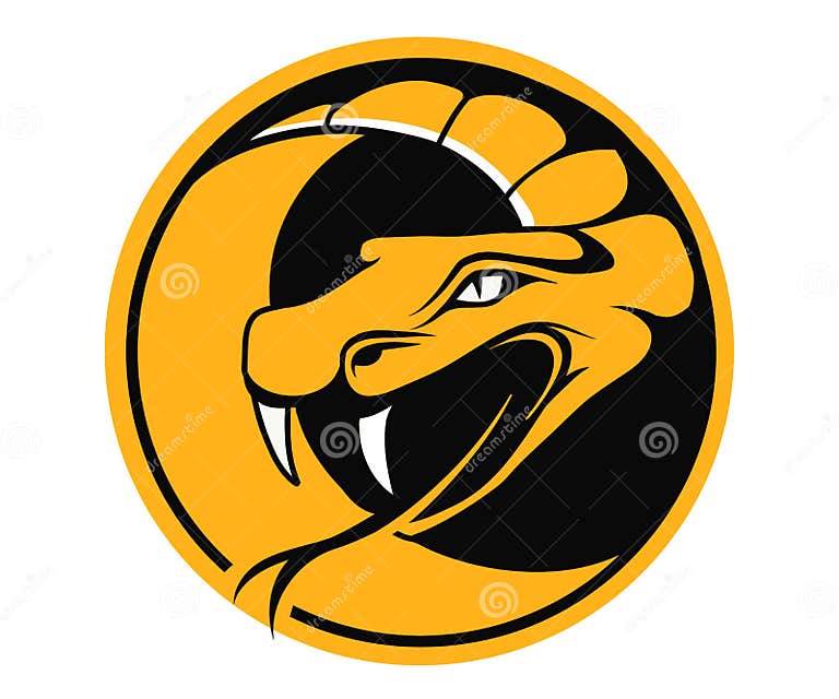 Viper round emblem stock vector. Illustration of mamba - 55935540