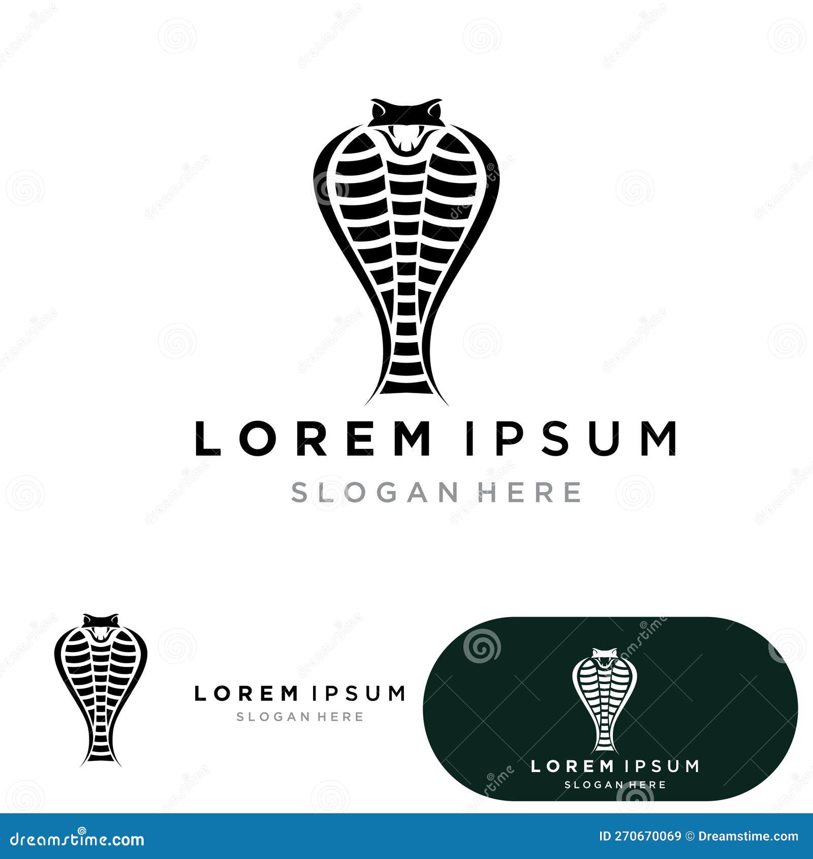 Viper Snake Logo Design Element. Danger Snake Icon. Viper Symbol Stock ...