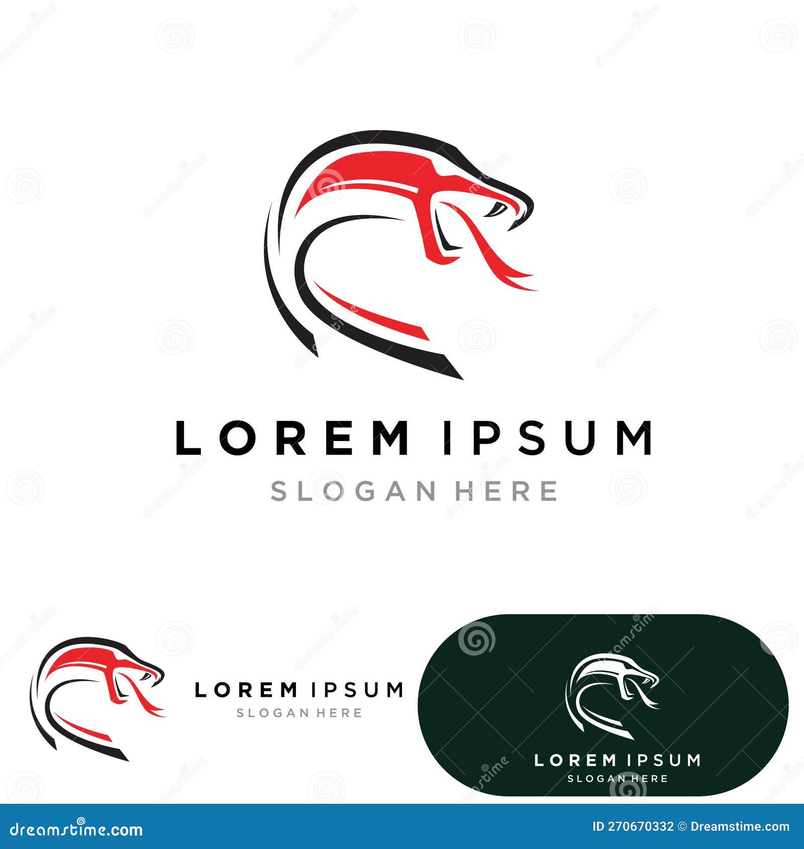 Viper Snake Logo Design Element. Danger Snake Icon. Viper Symbol Stock ...