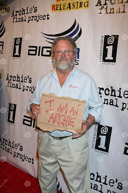 VIPs Arriving at the Premiere of Archie S Final Project Editorial Image ...