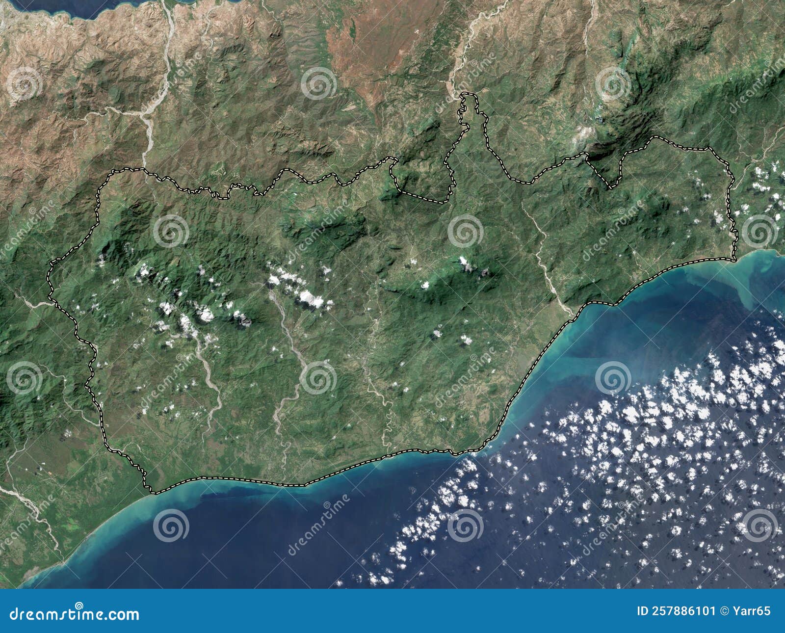 Viqueque, East Timor. High-res Satellite. No Legend Stock Image - Image ... Viqueque, East Timor. High-res Satellite. No Legend Stock Image - Image ...