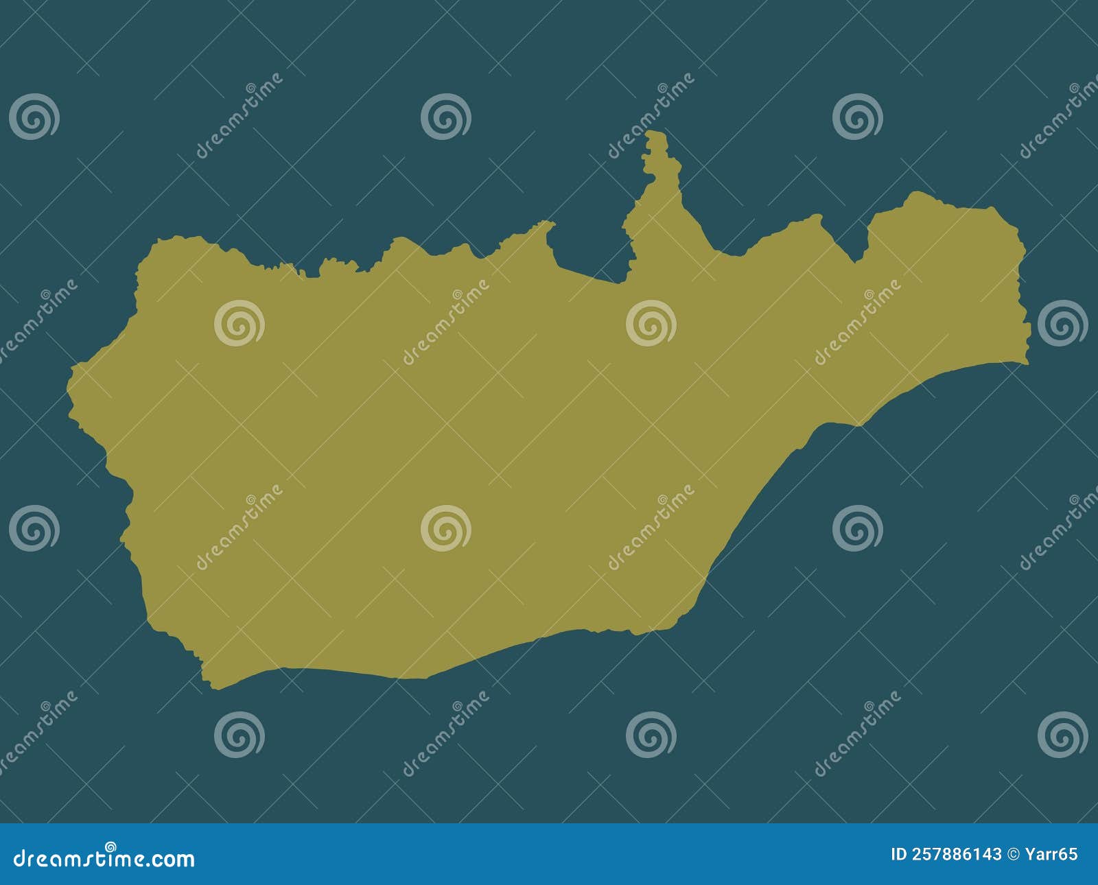 Viqueque, East Timor. Solid. No Legend Stock Illustration ...