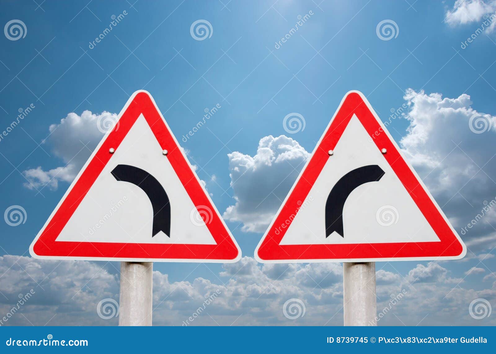 Virage image stock. Image du signe, point, contredisez - 8739745