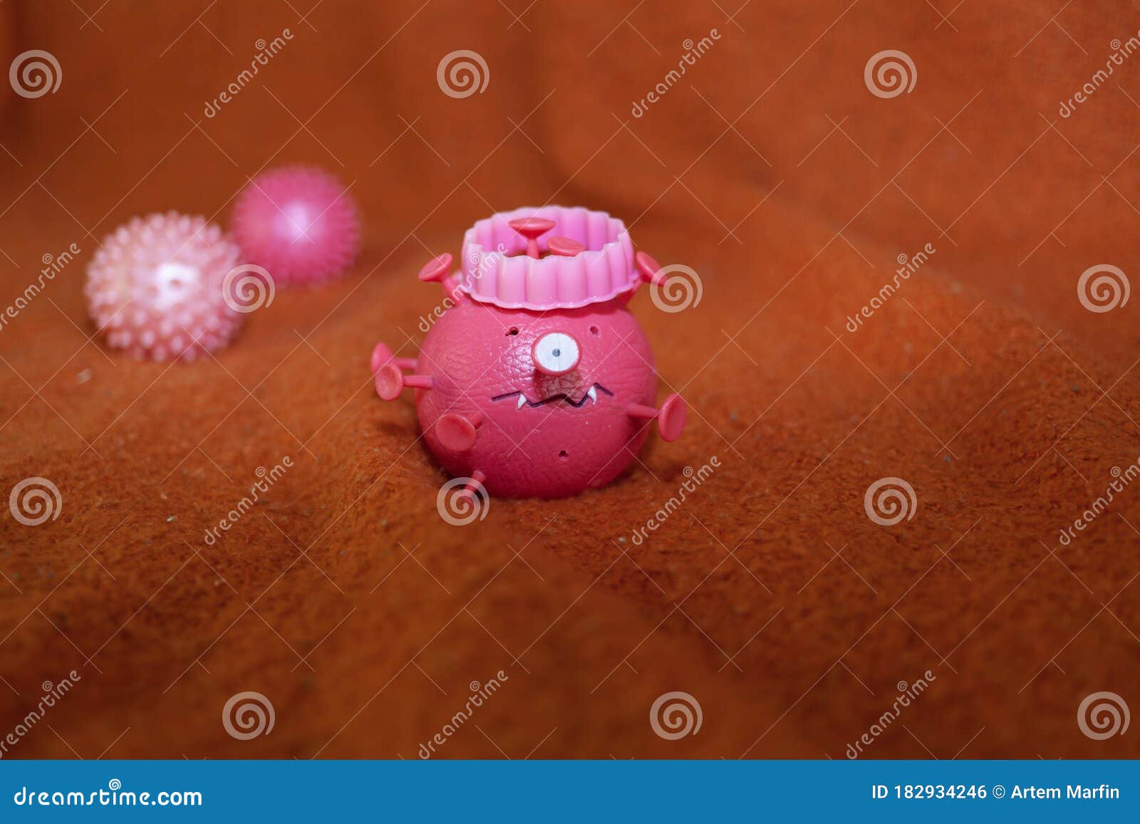 Viral Attack in the Cellular Environment. Stock Photo - Image of covid ...