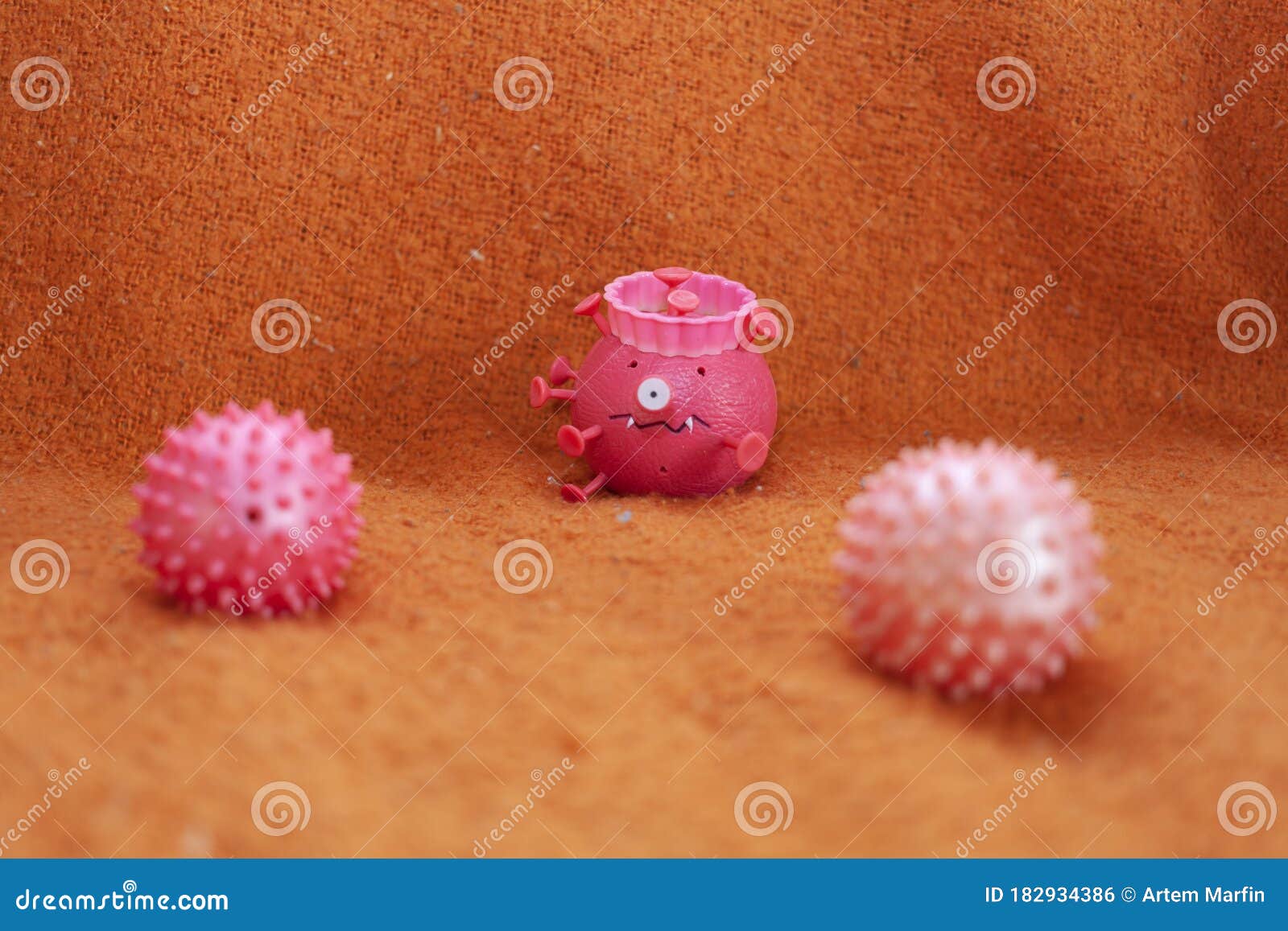 Viral Attack in the Cellular Environment. Stock Photo - Image of ...