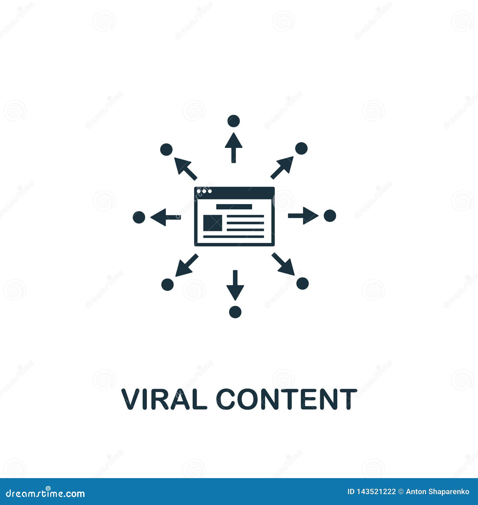 Viral Content Icon. Creative Element Design from Content Icons ...