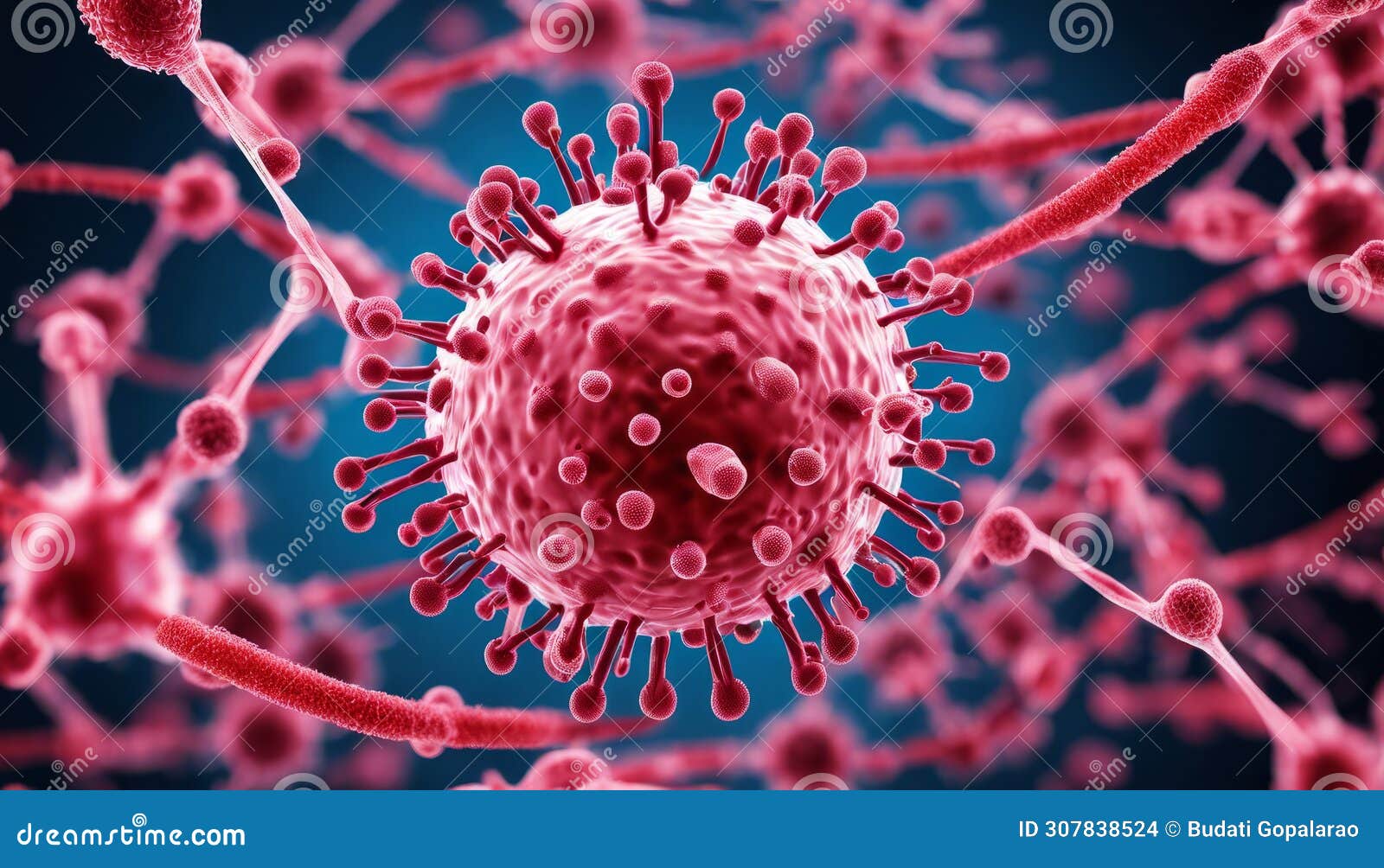 Viral Infection - a Close-Up Look at the Battle within Stock ...