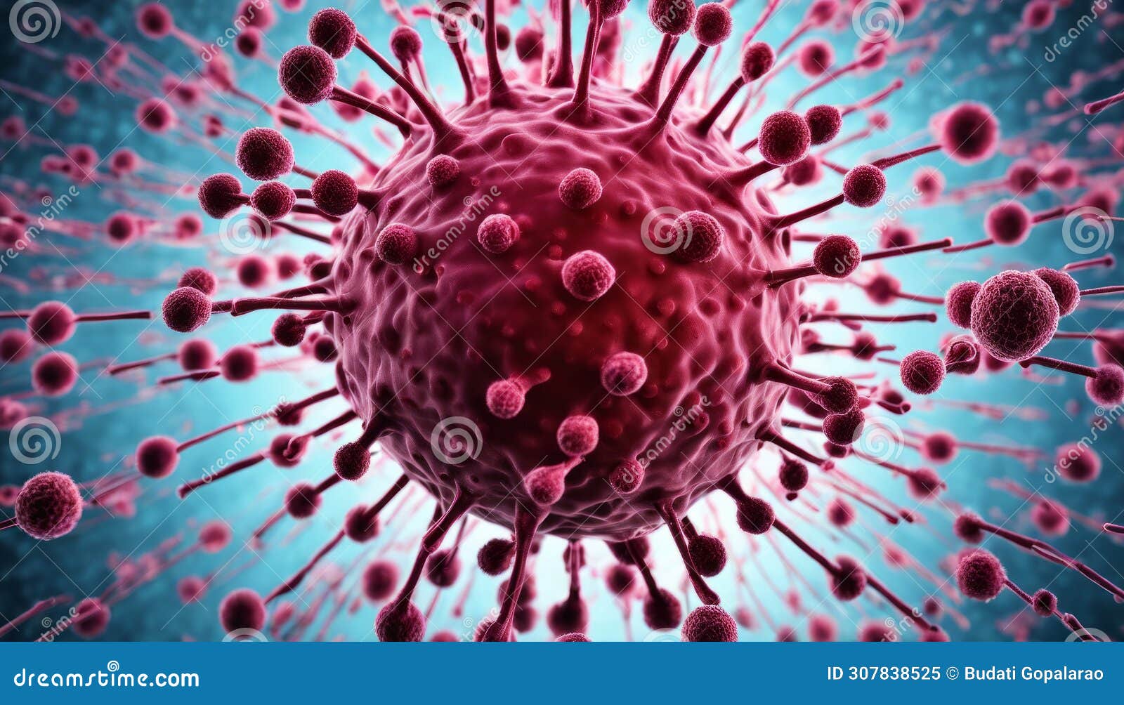 Viral Infection - a Close-Up Look at the Battle within Stock ...