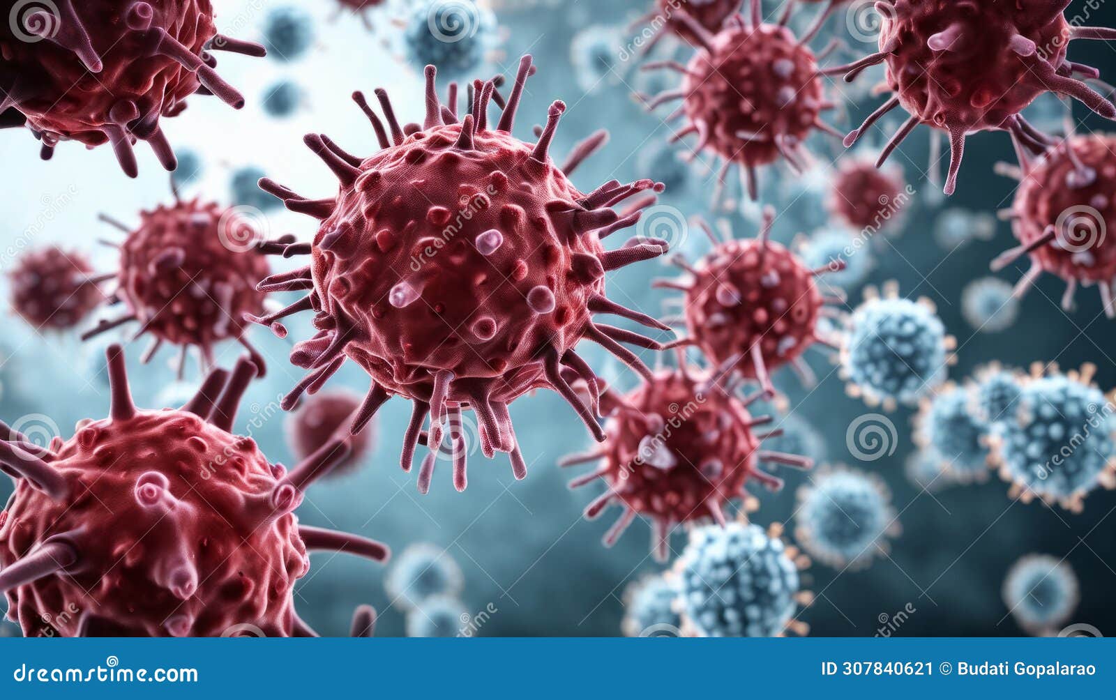 Viral Infection - a Close-Up Look at the Battle within Stock ...