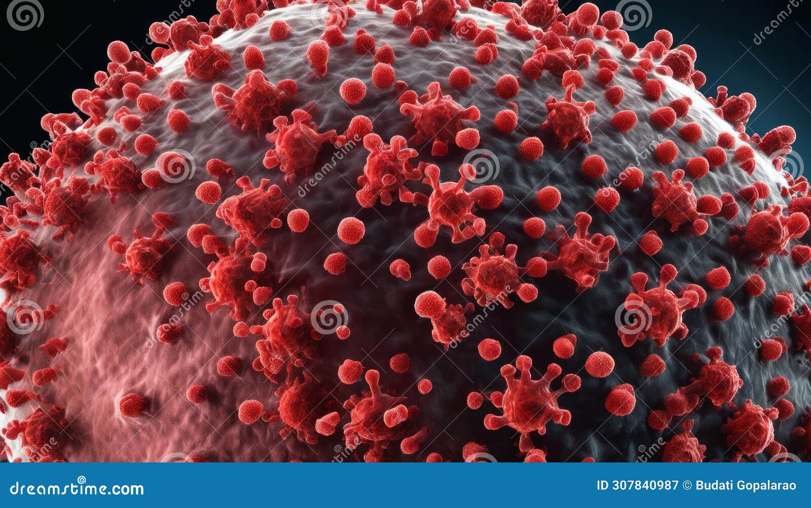Viral Infection - a Close-Up Look at the Battle within Stock ...