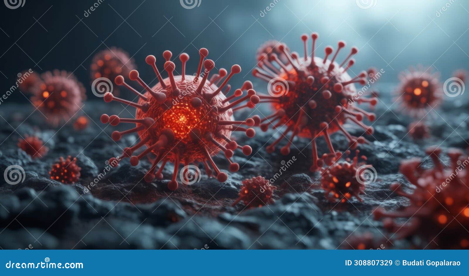 Viral Infection - a Close-Up Look at the Battle within Stock ...